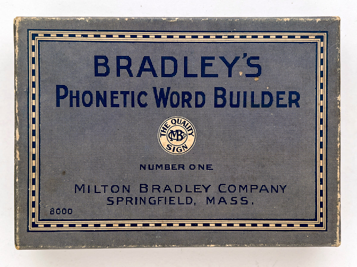 Bradley's Phonetic Word Builder, Number One (Milton Bradley #8000 ...